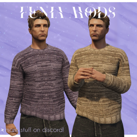 Crew neck sweater for MP male V1.0 – GTA 5 mod