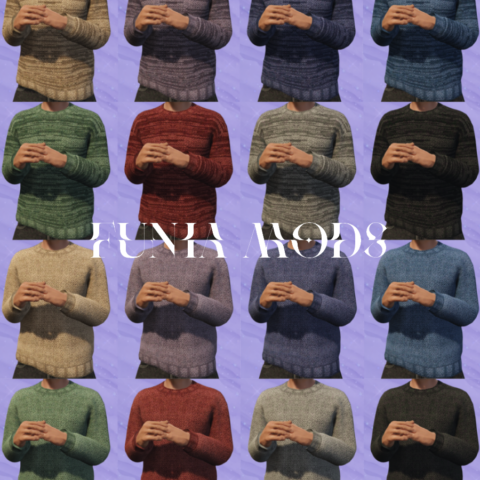 Crew neck sweater for MP male V1.0 – GTA 5 mod