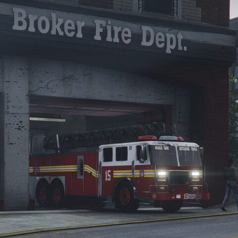 [Lore] FDLC MTL Aistro Rear Mount Ladder Truck V1.0 – GTA 5 mod