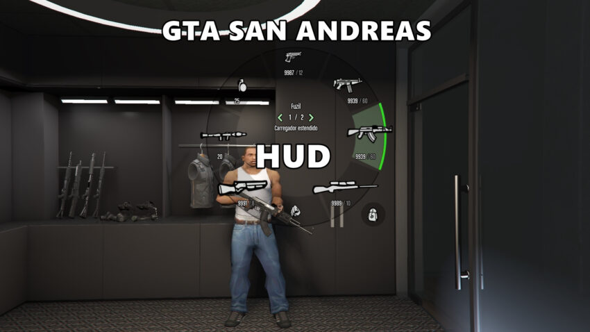 HUD GTA SAN ANDREAS V1.0 – GTA 5 mod