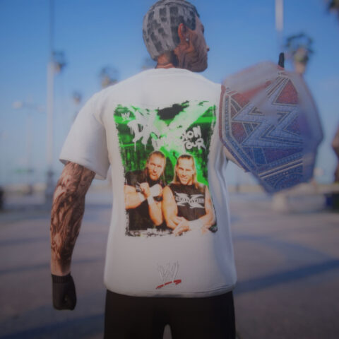 Custom WWE Male Graphic Tees V1.0 – GTA 5 mod
