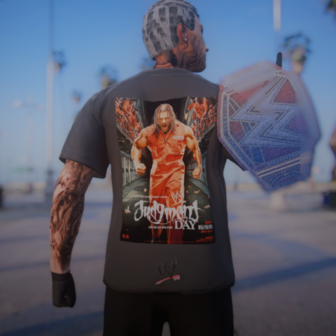 Custom WWE Male Graphic Tees V1.0 – GTA 5 mod