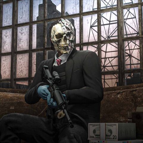 Payday 2 Greed Mask for MP Male – GTA 5 mod