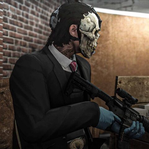 Payday 2 Greed Mask for MP Male – GTA 5 mod
