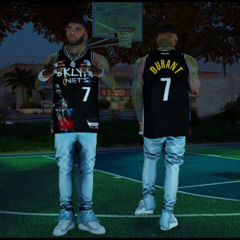 Custom NBA Jersey Pack V1.0 – GTA 5 mod