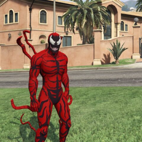 Carnage (Spider-Man The Animated Series) (Add-On ped) V1.0 – GTA 5 mod