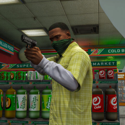 Franklin's Bandana V1.0 – GTA 5 mod