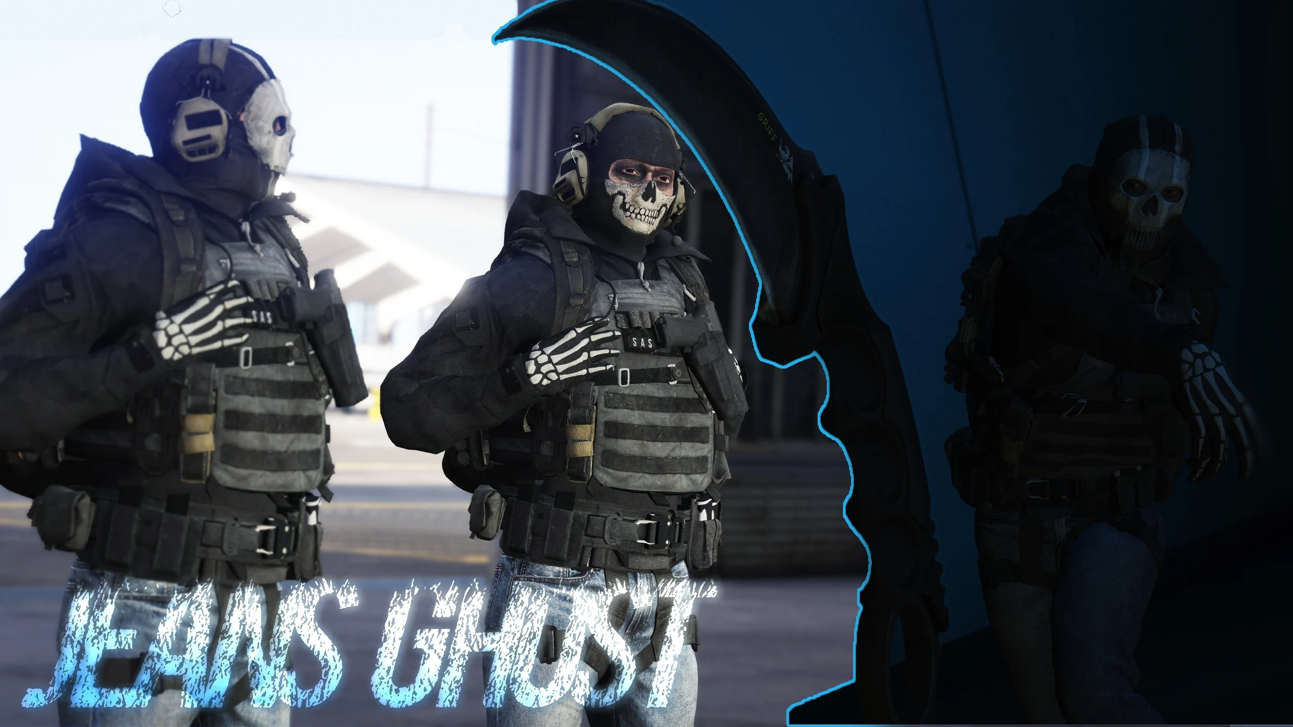 MWII Urban / Jeans Ghost Kit Pack for MP Male V1.0 – GTA 5 mod