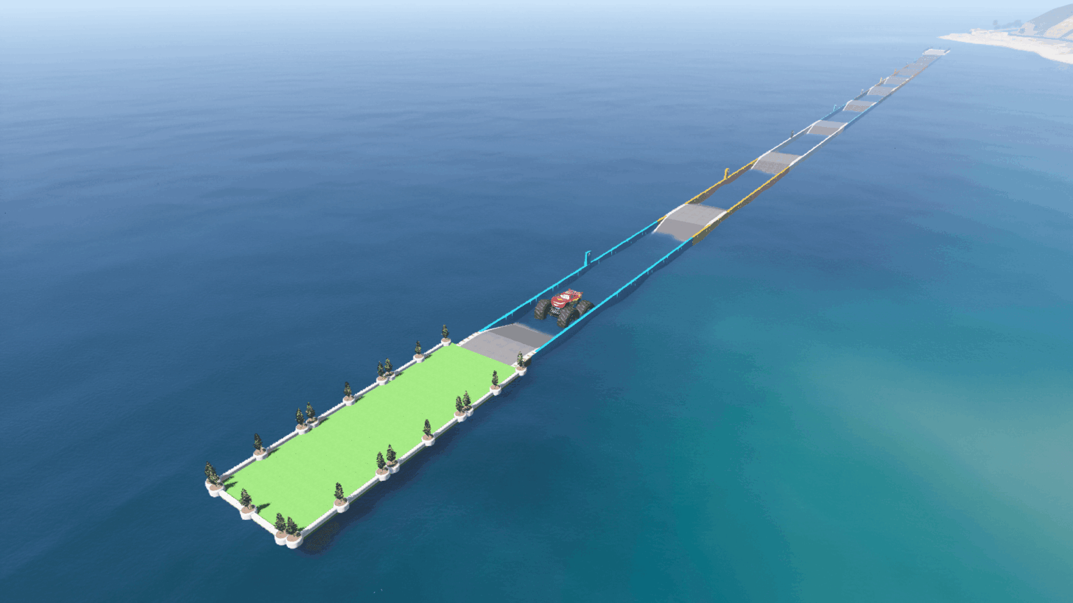 Deep Water Potholes Ramp – GTA 5 mod