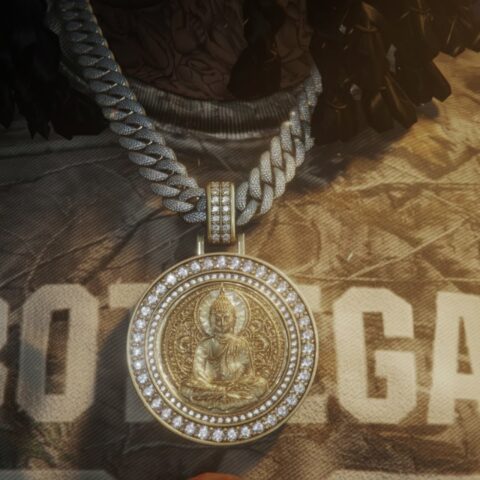 Buddha Diamond Necklace (24.00 CTW) for MP Male V1.0 – GTA 5 mod