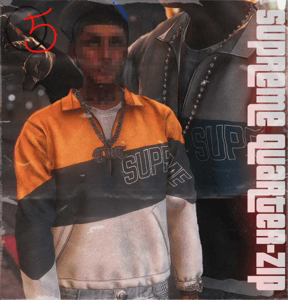 Supreme Quarter-Zip For MP Male V1.0 – GTA 5 mod