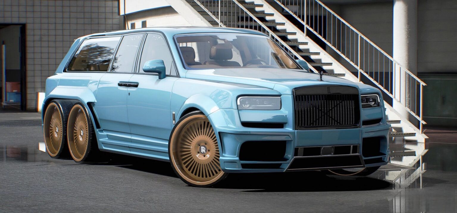 Custom Rolls Royce Cullinan 6x6 – GTA 5 mod