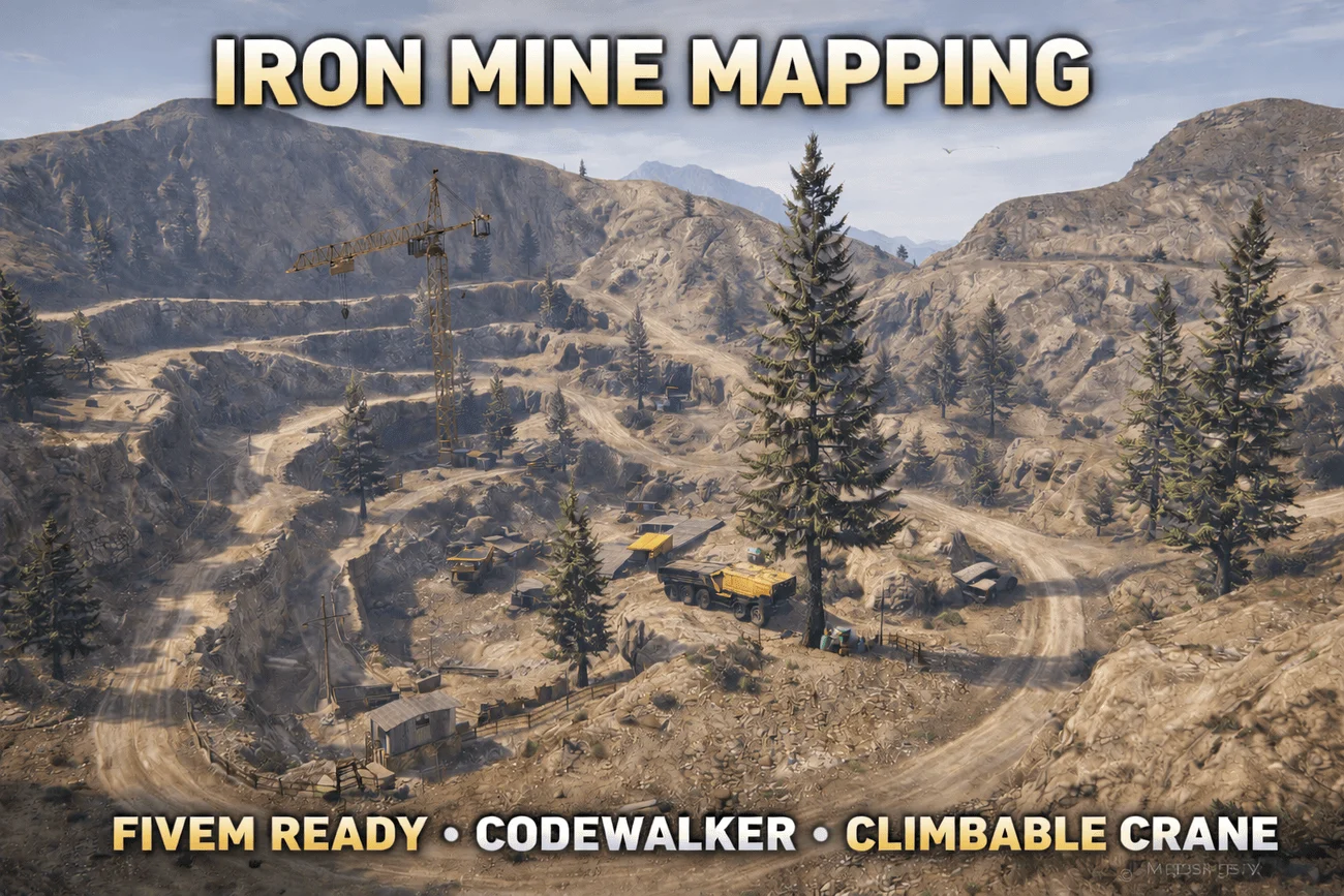 Iron Mine [YMAP / FiveM] V1.0.3 – GTA 5 mod