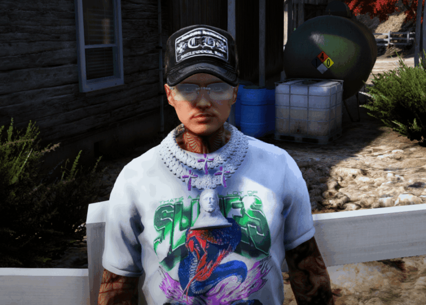 3 cross jesus chain V1.0 – GTA 5 mod