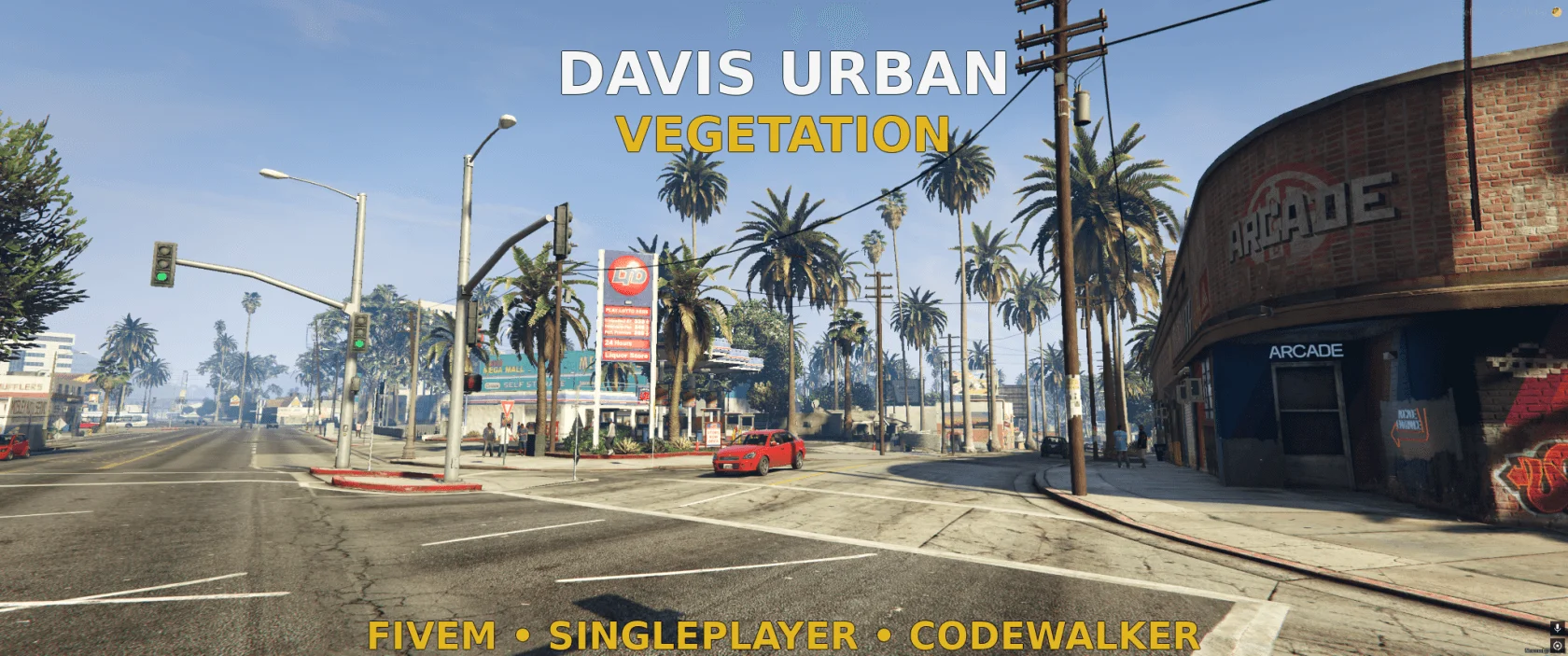 Davis Urban Vegetation [YMAP / FiveM] V1.1 – GTA 5 mod