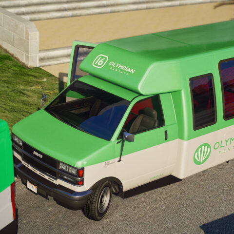 Mapped Rental Shuttle Bus [Replace | Liveries | Legacy] V1.2 – GTA 5 mod